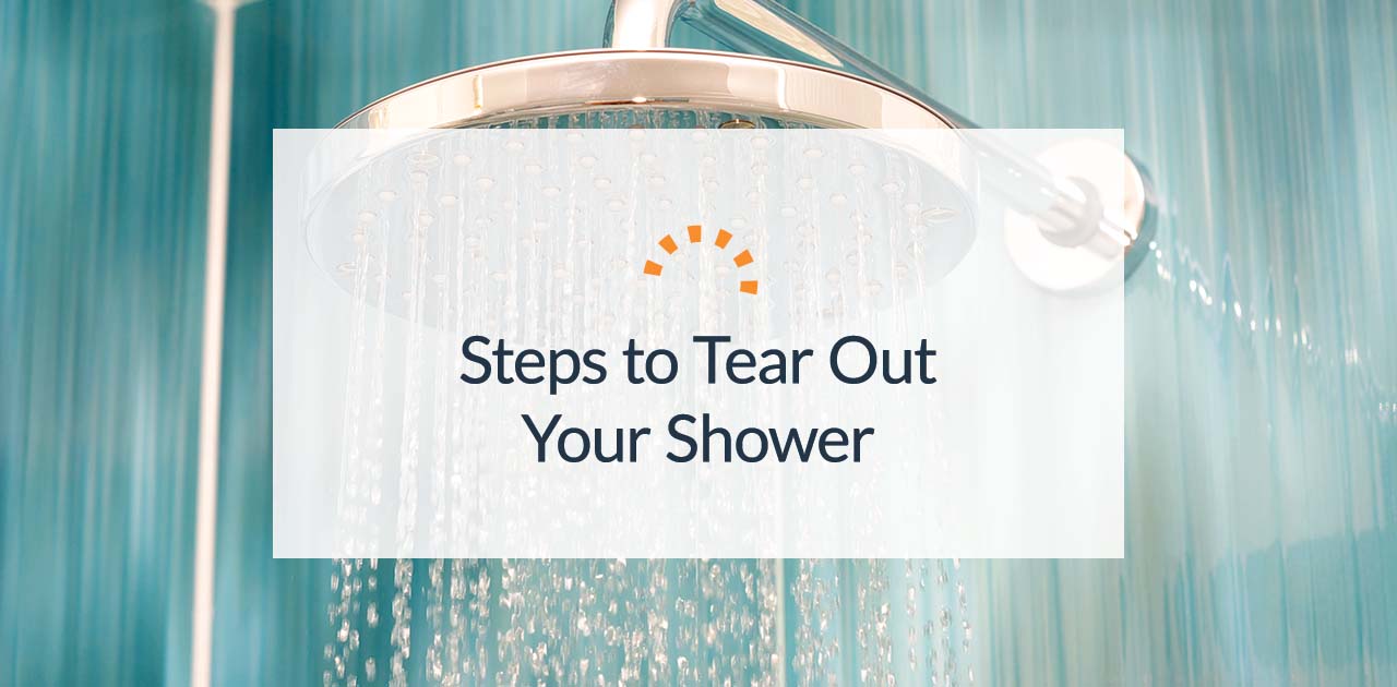 How to Remove a Shower in 6 Steps | Dumpsters.com