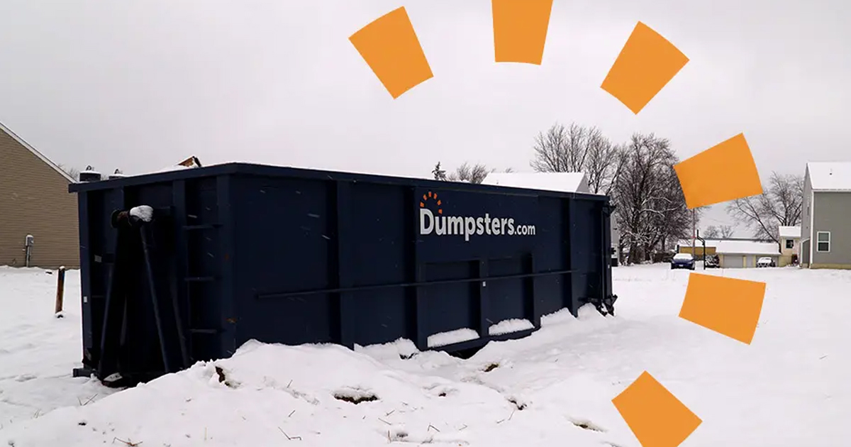 How to Cover a Dumpster for Severe Weather | Dumpsters.com