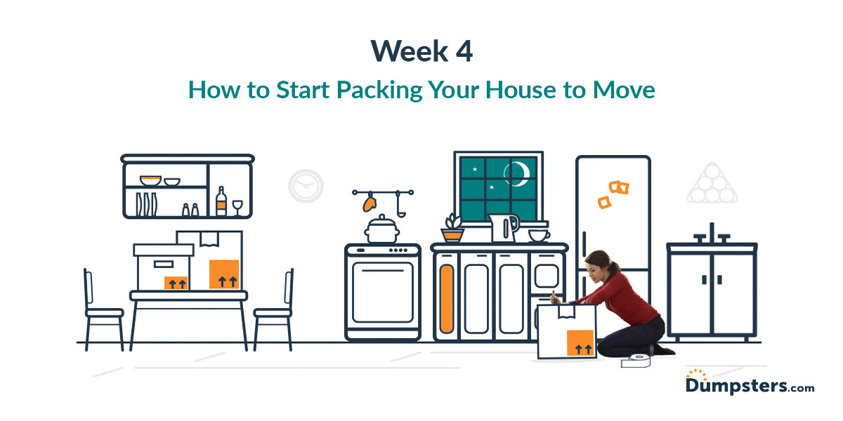 How to Start Packing Your House for a Move | Dumpsters.com